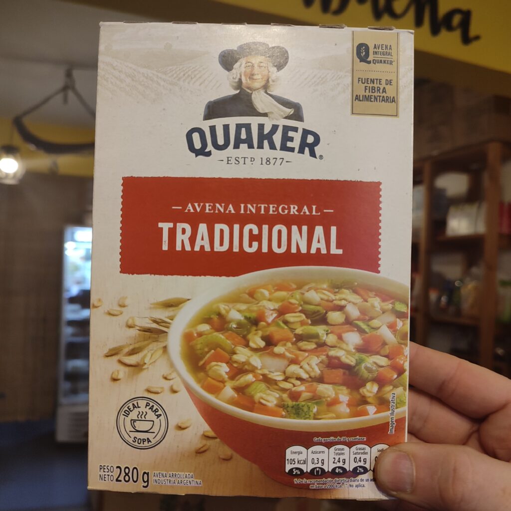 AVENA INTEGRAL TRADICIONAL 280 GR. QUAKER – Hierbabuena