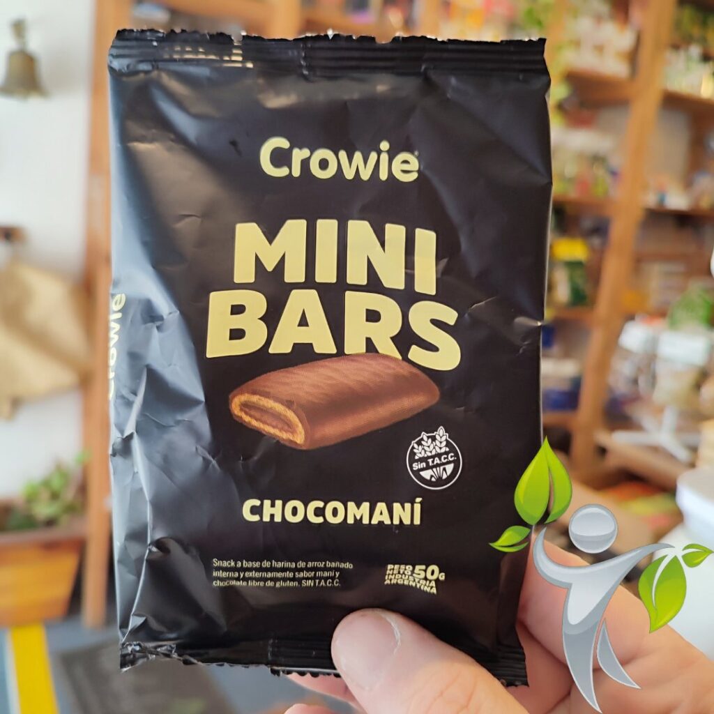 MINI BARS CHOCOMANI 50 GR. CROWIE – Hierbabuena Almacén De Ramos Naturales