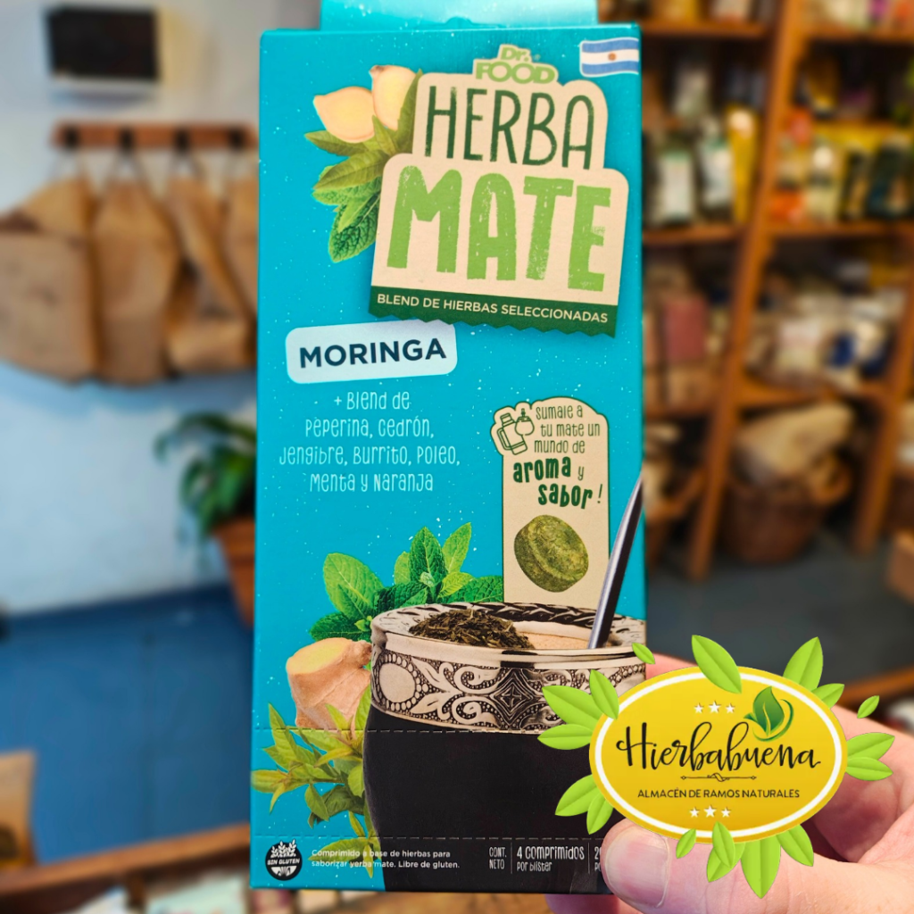 HERBA MATE MORINGA 4 TABLETAS PROVEFARMA – Hierbabuena Almacén De Ramos ...