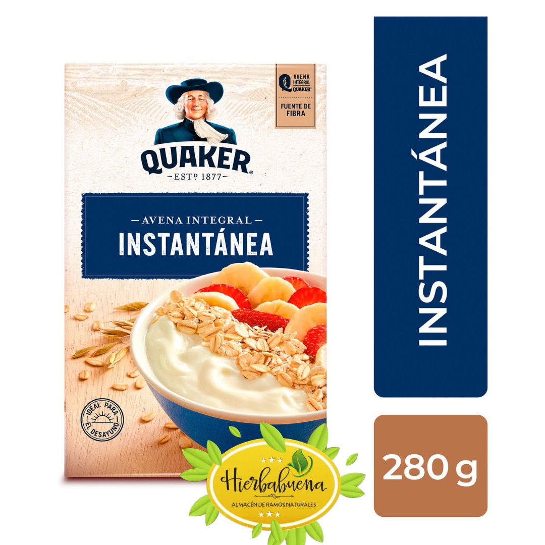 AVENA INTEGRAL INSTANTANEA 280 GR. QUAKER – Hierbabuena Almacén De ...