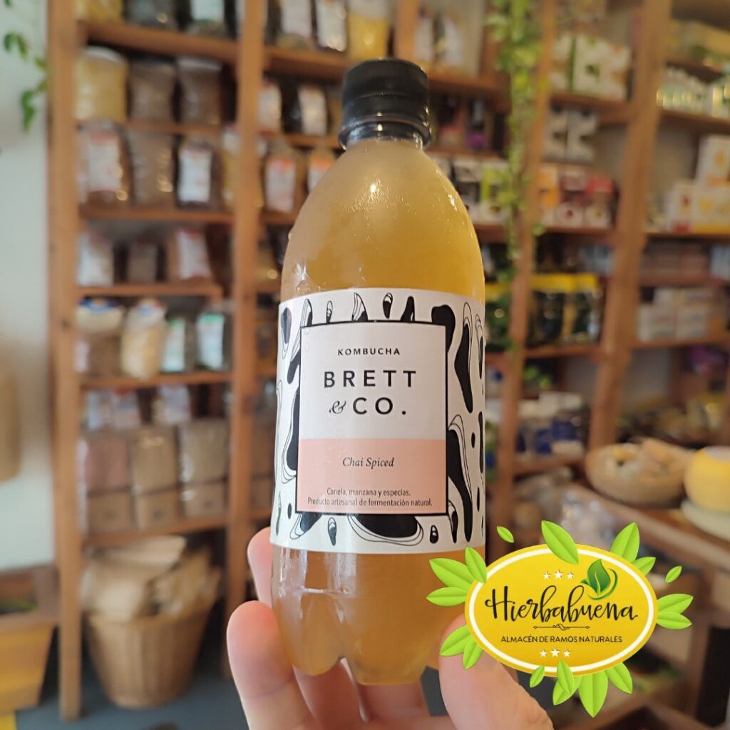 KOMBUCHA CHAI SPICED (MANZANA) 500 ML. BRETT & CO – Hierbabuena Almacén ...