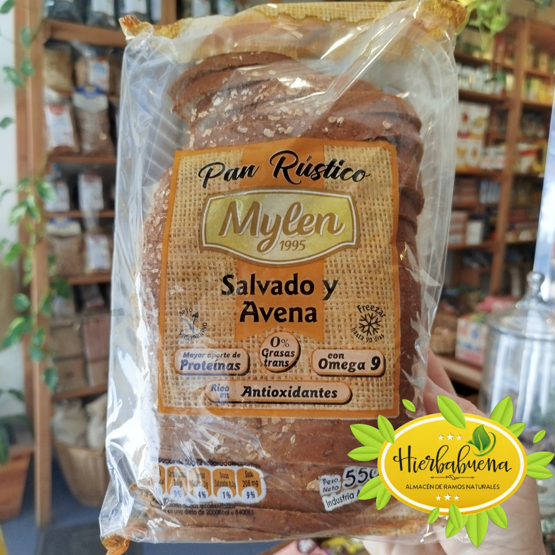 PAN SALVADO Y AVENA 550 GR. MYLEN – Hierbabuena Almacén De Ramos Naturales
